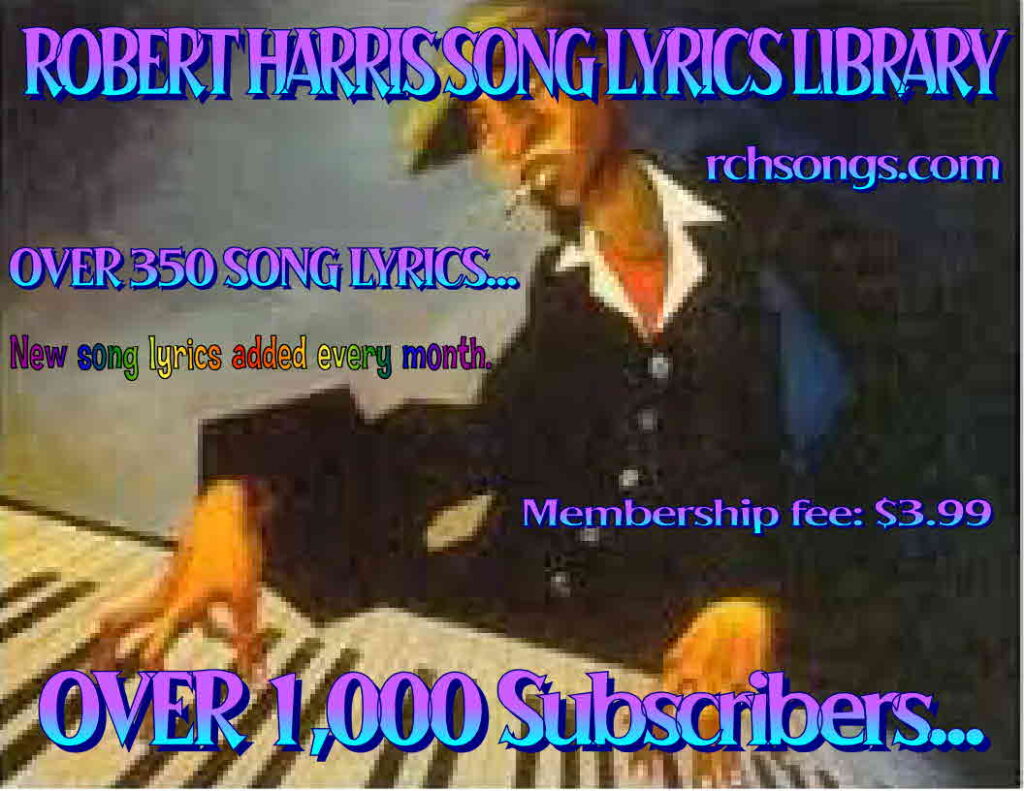 Robert Harris Song Lyrics Catalog